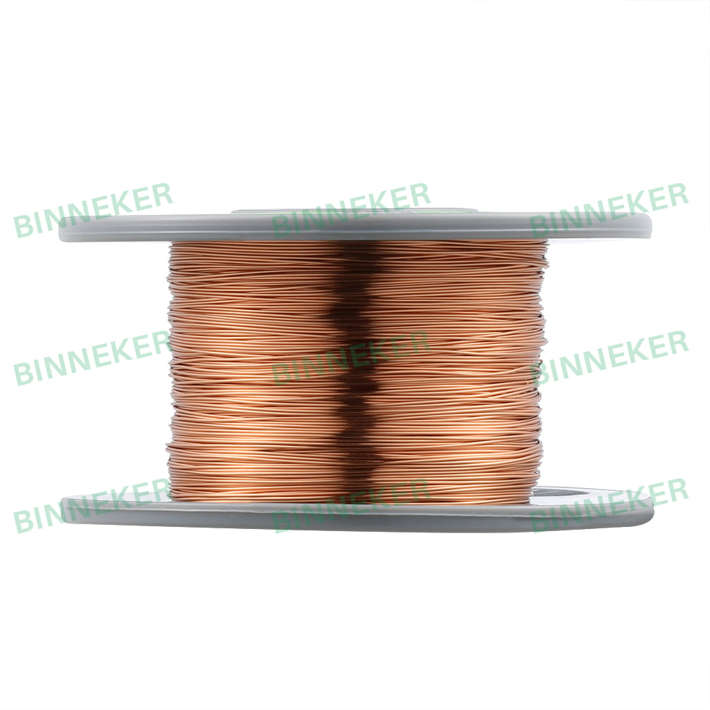 BINNEKER 28 AWG Magnet Enameled Copper Wire 0.0122 inches Natural 4 oz